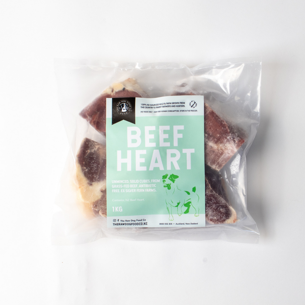 The Benefits of Beef Heart - The Raw Dog Food Co